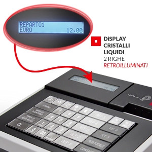 Registratore Cassa RCH Walle Mec RT con Wi-Fi e Assistenza