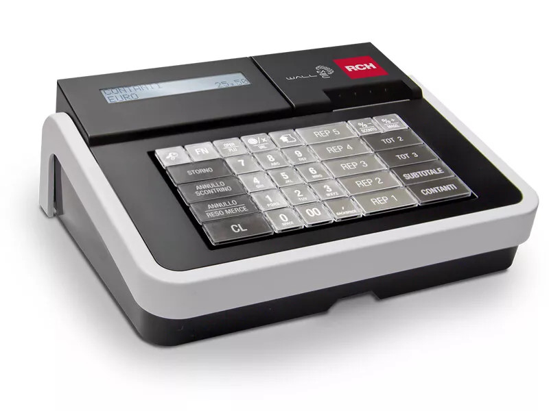 Registratore Cassa RCH Walle Mec RT con Wi-Fi e Assistenza